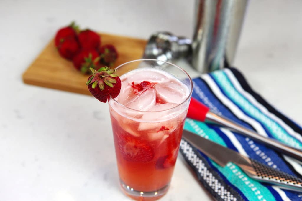 Bubbles and Berries Cocktail - Living with Claire